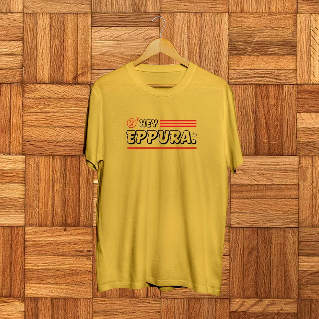 Hey Eppura Yellow T-Shirt - Crazy Punch